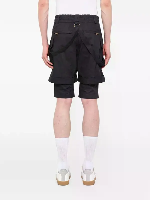 Balmain Layered Cargo Shorts