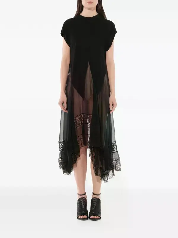 Givenchy Lace Panel Midi Dress