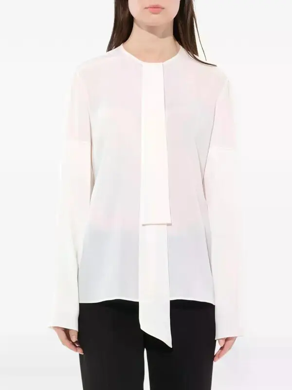 Givenchy Bow Blouse - White