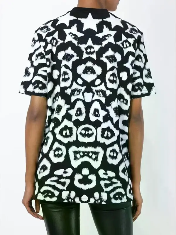 Givenchy Star And Leopard Print T-shirt