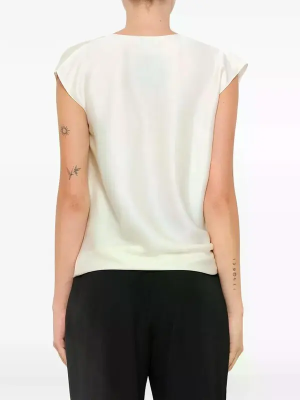 LANVIN Sleeveless Draped Top