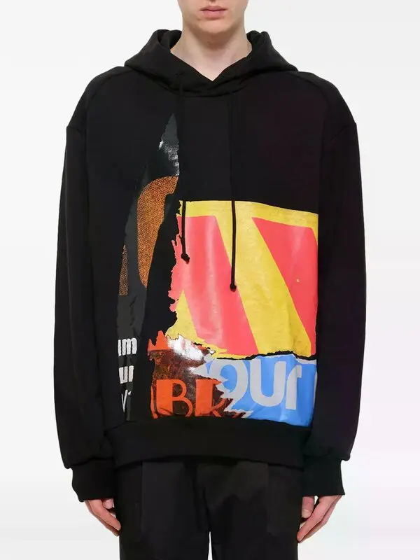 JUUN.J Multi-print Hoody - Black