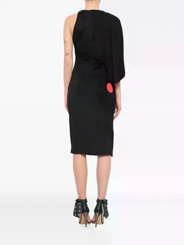 Givenchy Printed Asymmetric Midi Dress