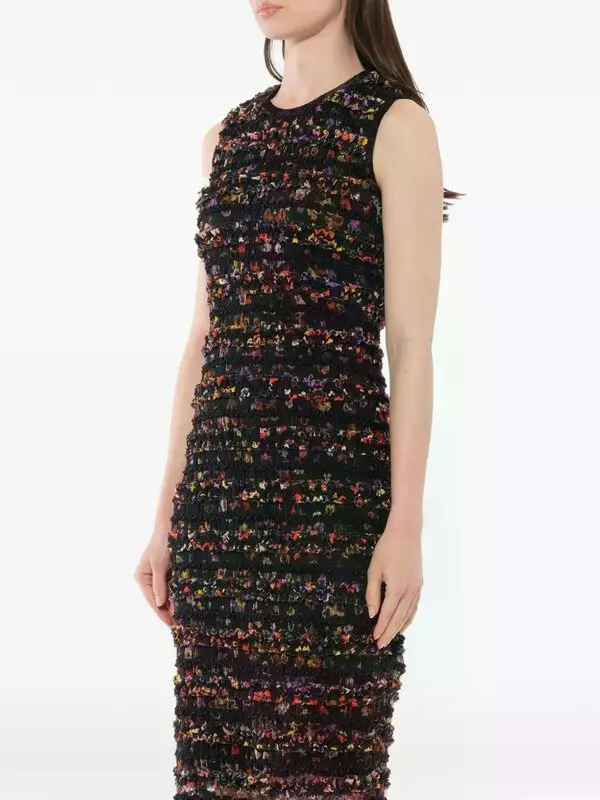 Givenchy Ruffle-textured Midi Dress