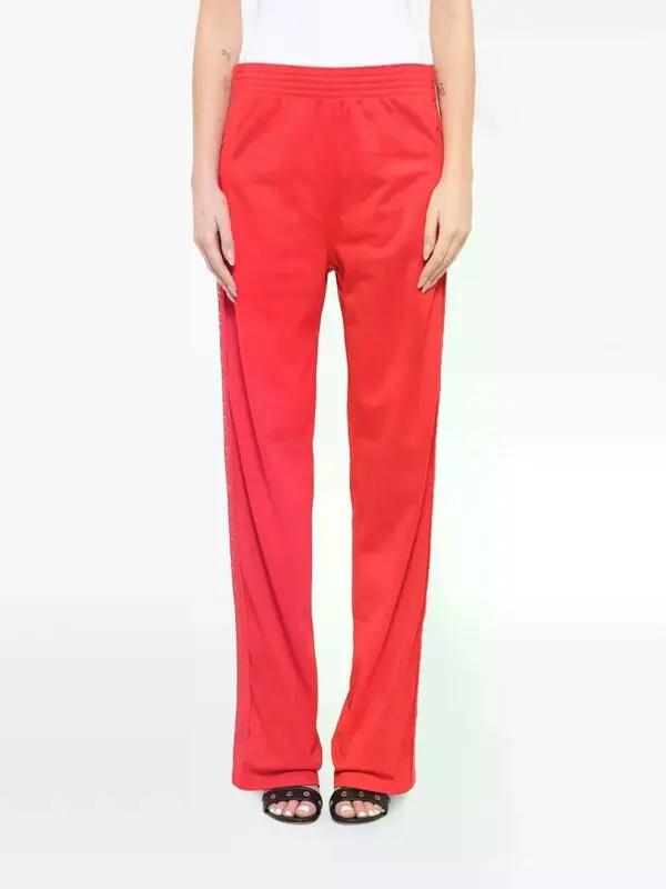 Givenchy Logo Stripe Track Pants - Red