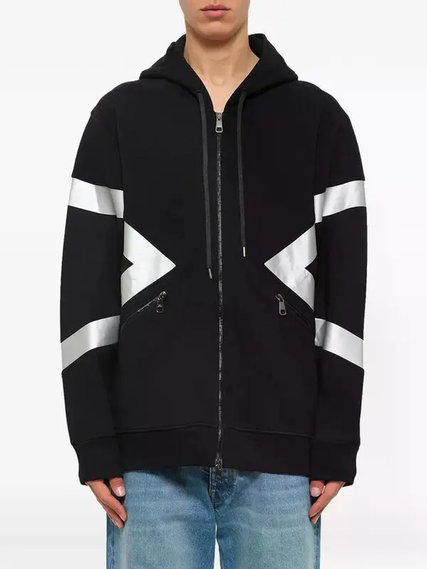 Neil Barrett Modernist Hooded Jacket - Black