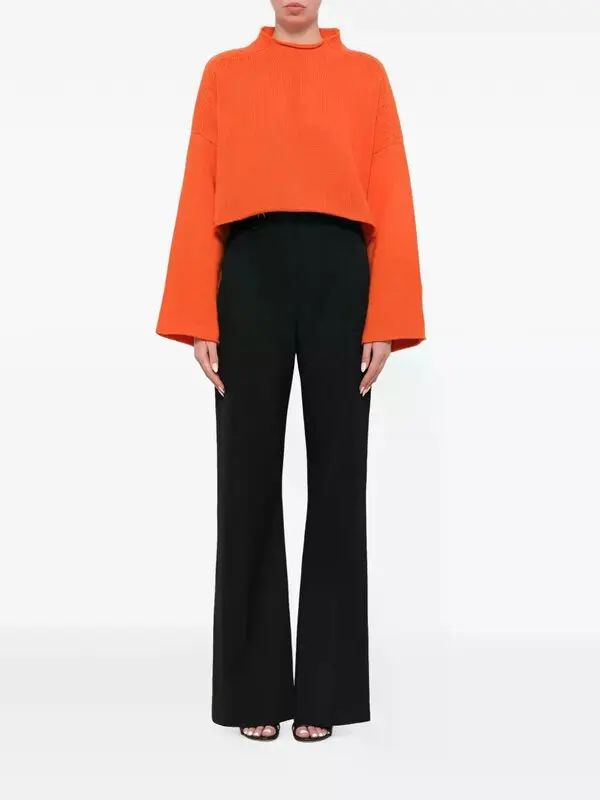 JW Anderson Cable-detail Knit Sweater - Orange
