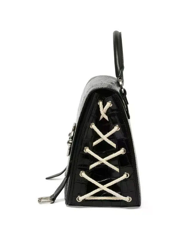 JW Anderson Crocodile Leather Shoulder Bag