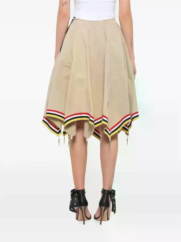 JW Anderson Umbrella Effect Pleated Midi Skirt