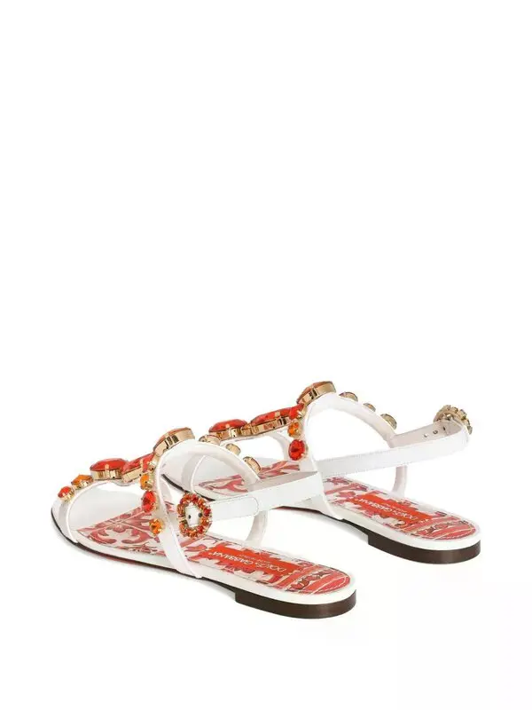 Dolce & Gabbana Embellished Flip-flops