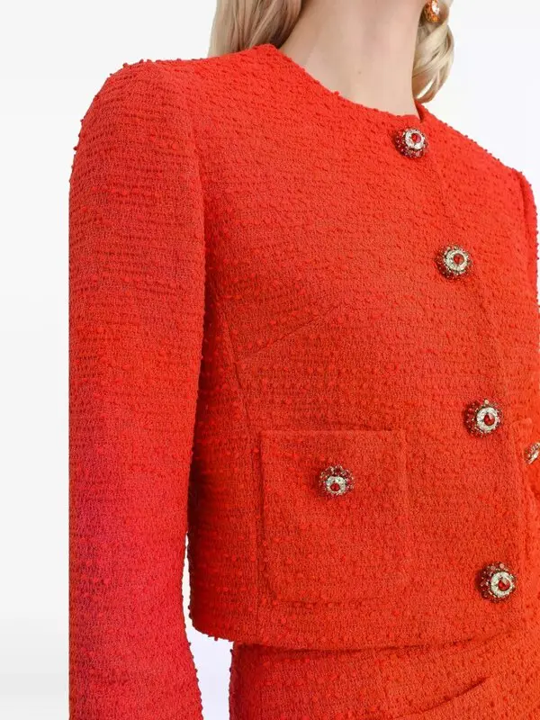 Dolce & Gabbana Single-breasted Tweed Jacket With Panels