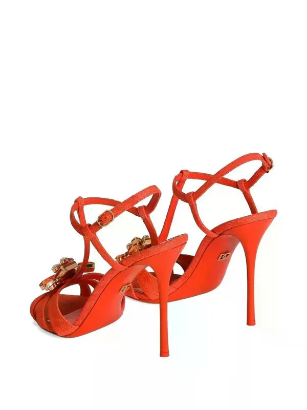 Dolce & Gabbana Brocade Embroidered Sandals