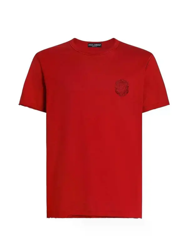 Dolce & Gabbana Cotton T-shirt With Patch