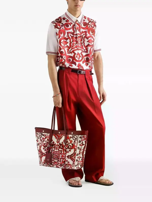 Dolce & Gabbana Stretch Cotton Gabardine Trousers