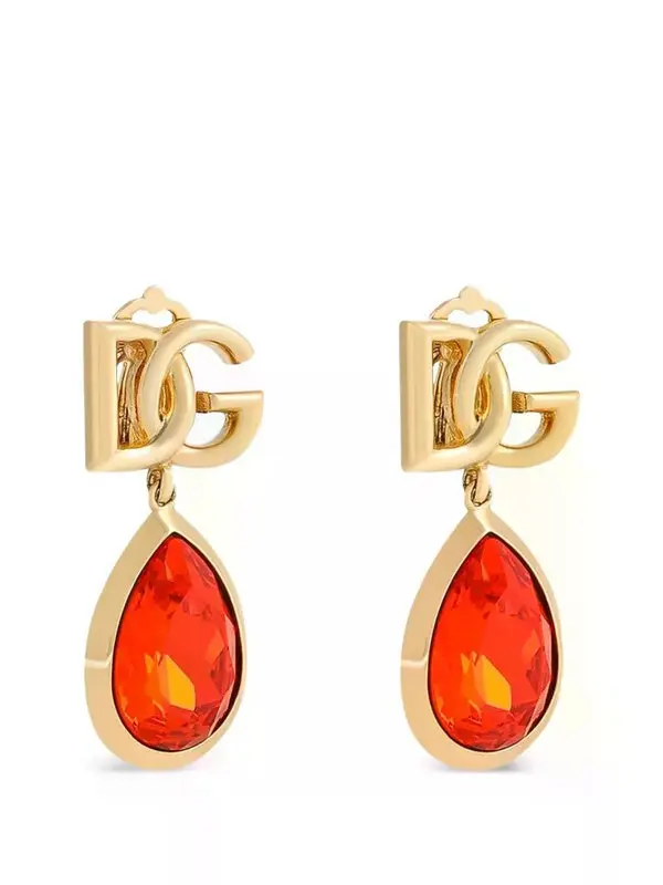 Dolce & Gabbana Clip Earrings With Logo