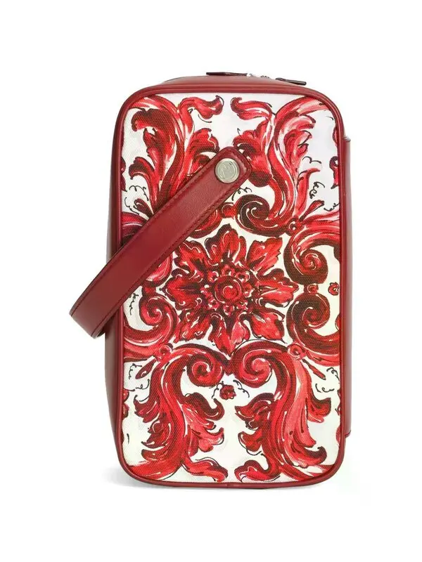 Dolce & Gabbana Majolica Print Canvas Handbag