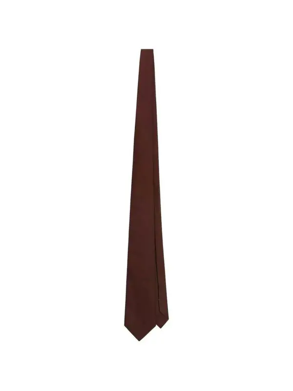 Dolce & Gabbana Satin Jacquard Tie - Brown