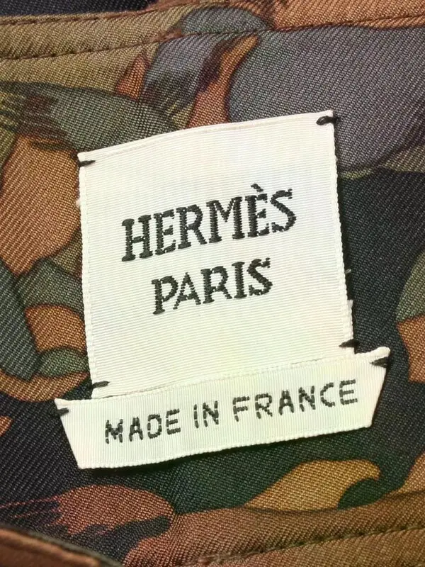 Hermès Horse Motif Silk Skirt