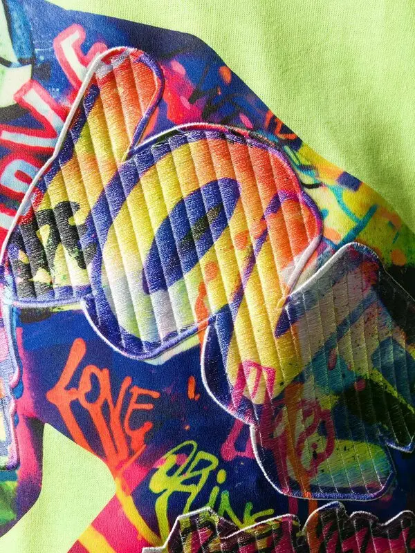 JUUN.J Graffiti Dinosaur T-shirt