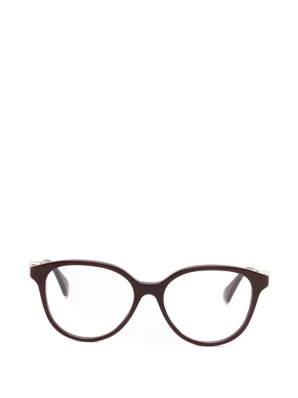 Cartier Oval Frame Glasses - Brown