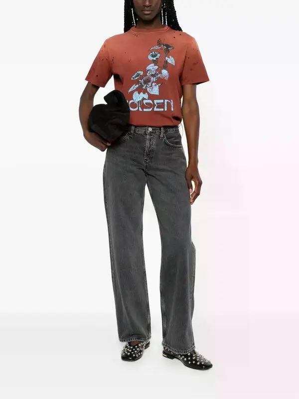 Citizens Of Humanity Button-fastening Wide-leg Jeans - Grey