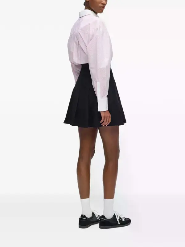 Karl Lagerfeld Ikon Bouclé Pleated Skirt