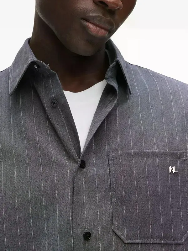 Karl Lagerfeld Pinstripe-pattern Shirt