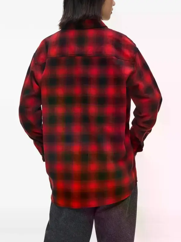 Karl Lagerfeld Check-pattern Cotton Overshirt