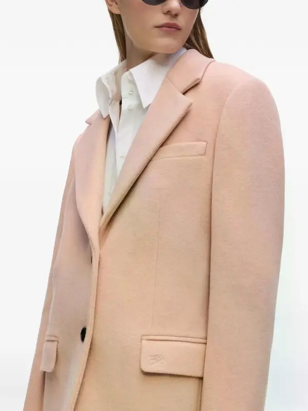 Karl Lagerfeld Single-breasted Felted Coat