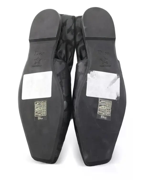 Dior Cd Logo Back Strap Pumps - Black
