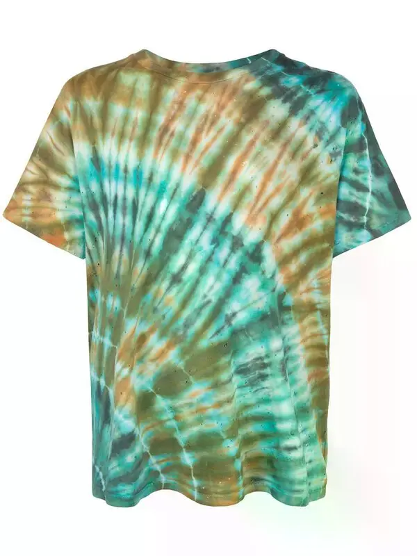 Amiri Shotgun Tie-dye T-shirt - Blue