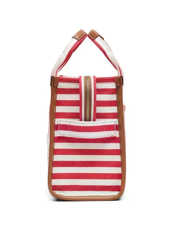 Marc Jacobs Medium The Tote Bag Striped Canvas Tote Bag