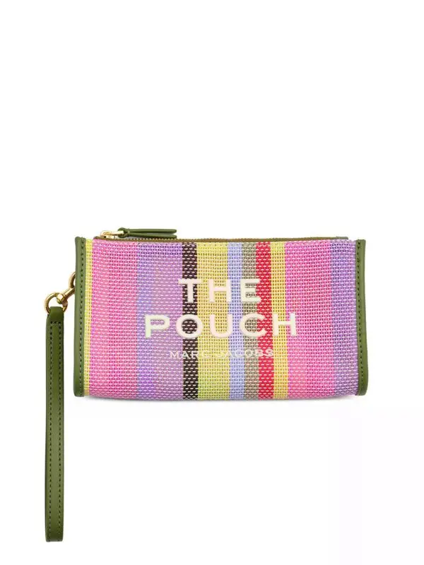 Marc Jacobs Pouch Stripe Mesh Makeup Bag - Pink