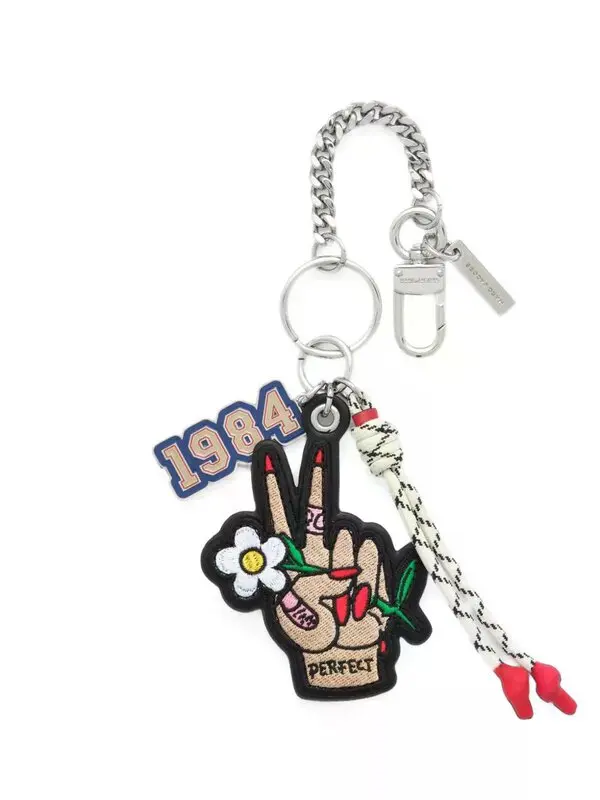 Marc Jacobs Camp Knot Bag Charm - Silver