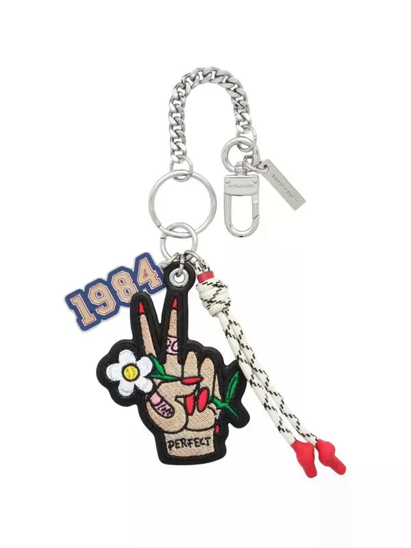 Marc Jacobs Camp Knot Bag Charm - Silver