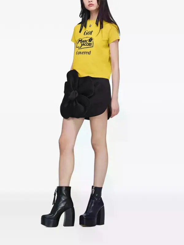 Marc Jacobs Daisy Appliqué Mini Skirt