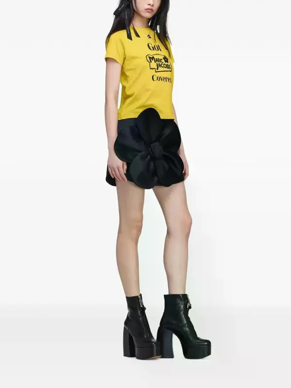 Marc Jacobs Daisy Appliqué Mini Skirt