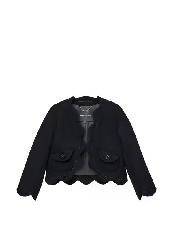 Marc Jacobs Scallop-trim Cropped Jacket