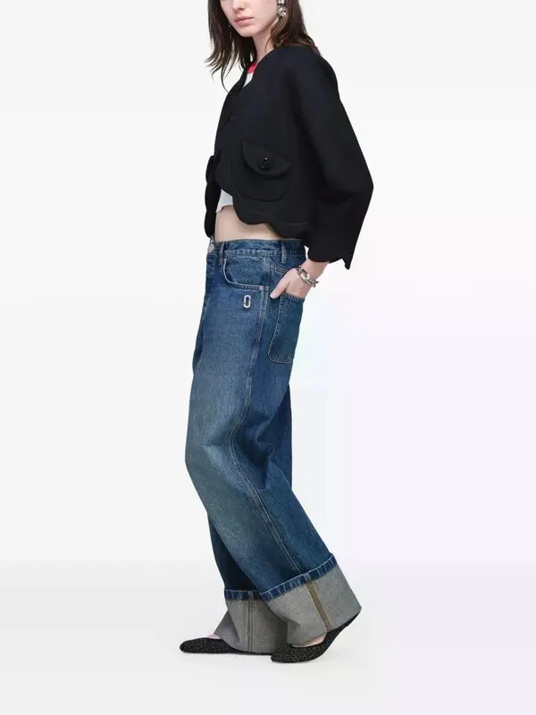 Marc Jacobs Scallop-trim Cropped Jacket