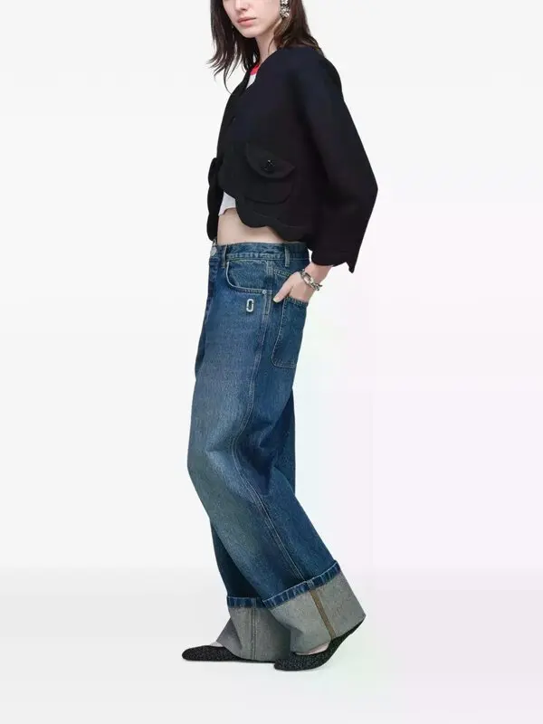 Marc Jacobs Scallop-trim Cropped Jacket