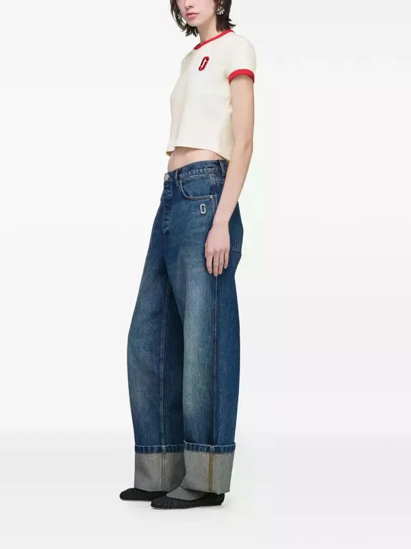 Marc Jacobs Logo-appliqué Jeans