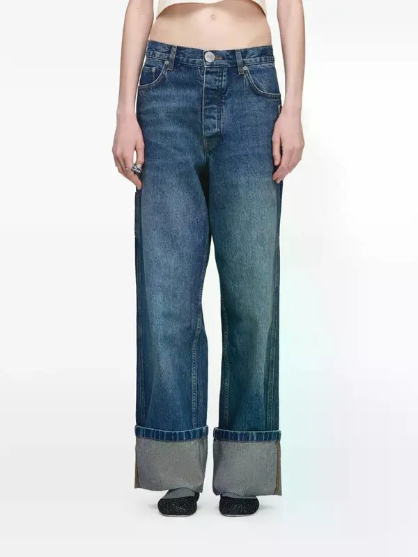 Marc Jacobs Logo-appliqué Jeans