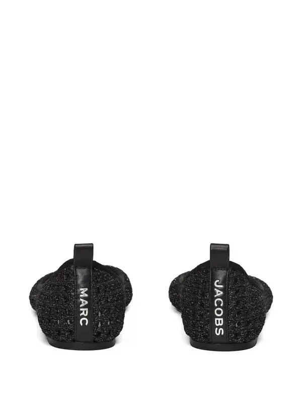 Marc Jacobs Crochet Lace-up Ballet Flats