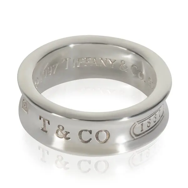 Tiffany & Co. Sterling Silver 1837 Band Ring - Sterling_silver