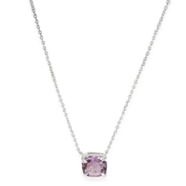 Tiffany & Co. Sterling Silver Amethyst Pendant Necklace - Sterling_silver