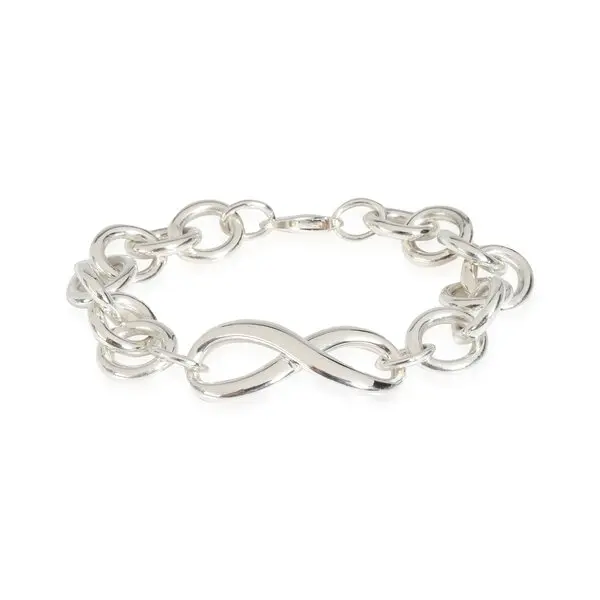 Tiffany & Co. Sterling Silver Infinity Chain Bracelet - Sterling_silver