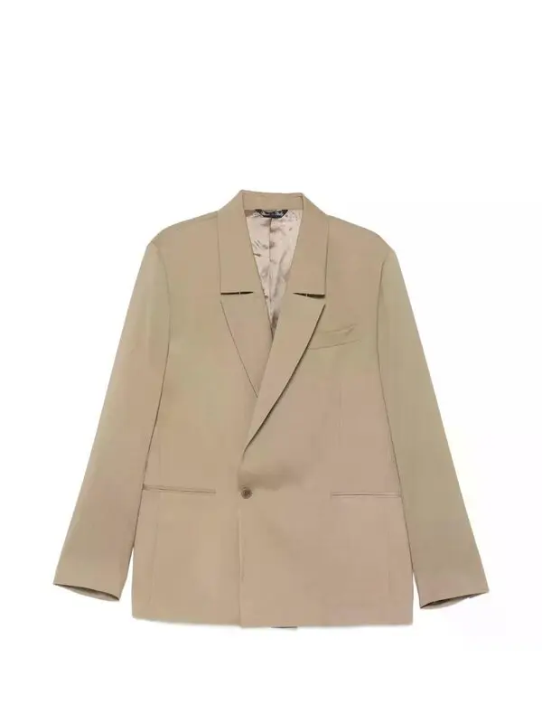 COSTUMEIN Notched-lapels Single-button Jacket - Brown
