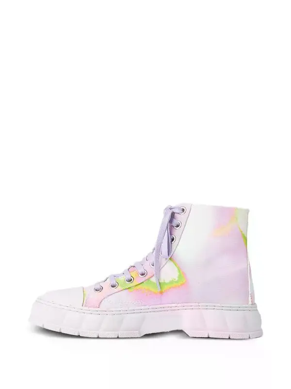 VIRON High-top Logo Print Sneakers