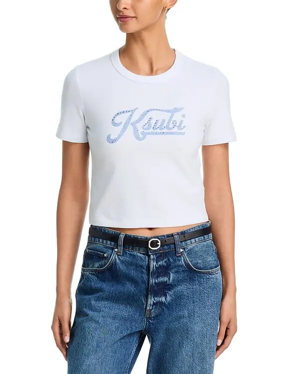 Ksubi Short Sleeve Embellished Logo T-shirt