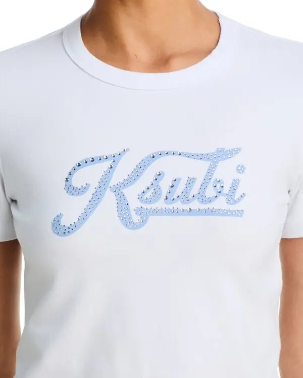Ksubi Short Sleeve Embellished Logo T-shirt